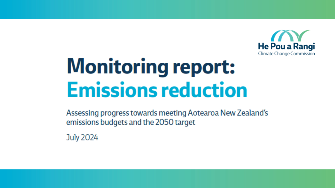 Monitoring report: Emissions reduction (July 2024) » Climate Change Commission